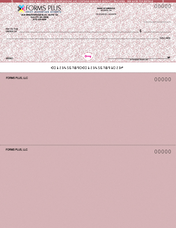 Top Checks with Lines